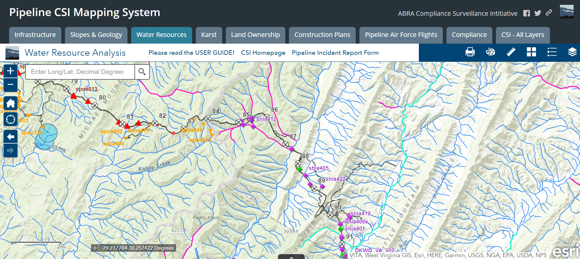 New Pipeline CSI Website Goes Live - Wild Virginia